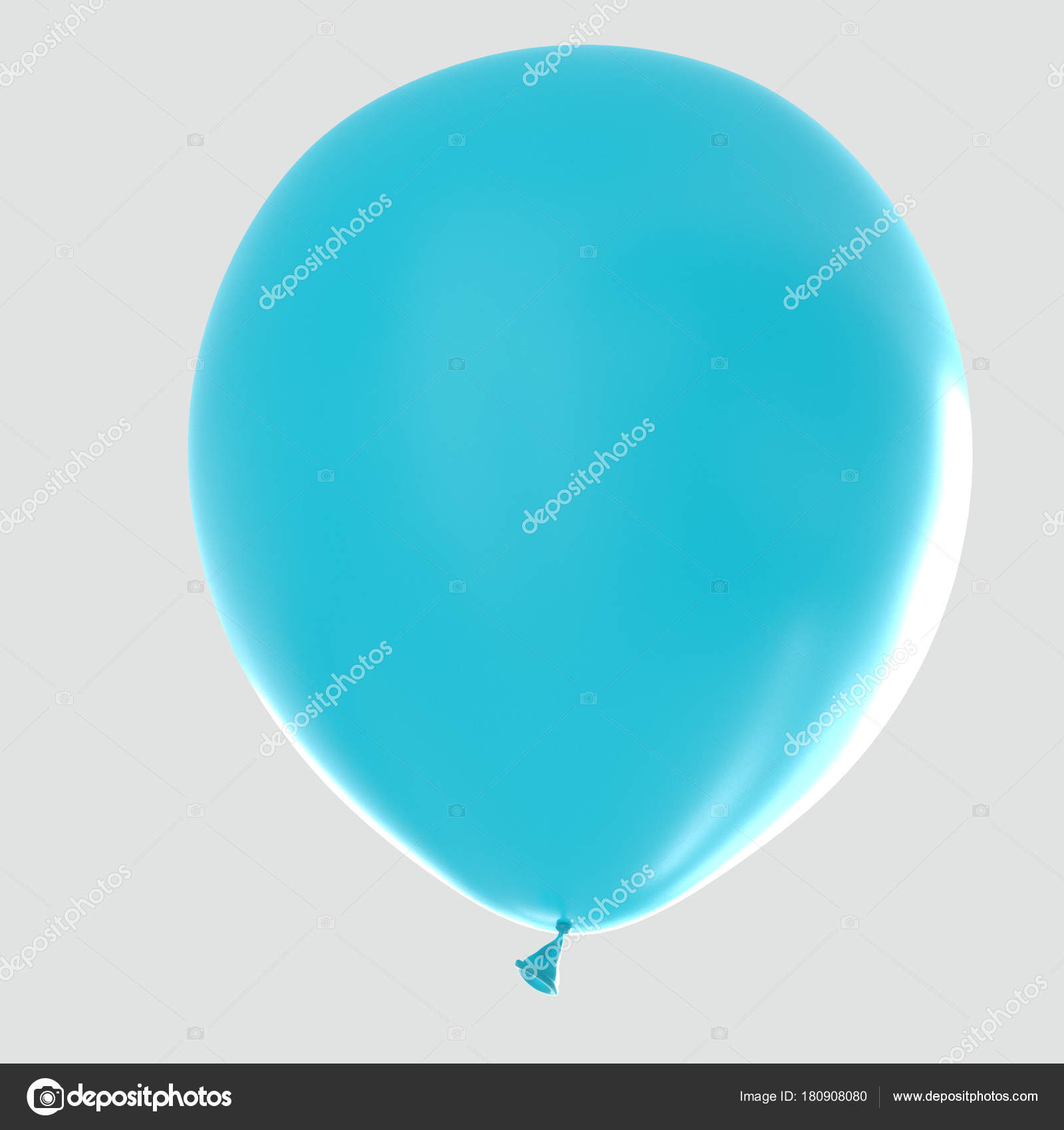 Isolated Floating Balloon on a Seamless Light Background Stock Photo by ...