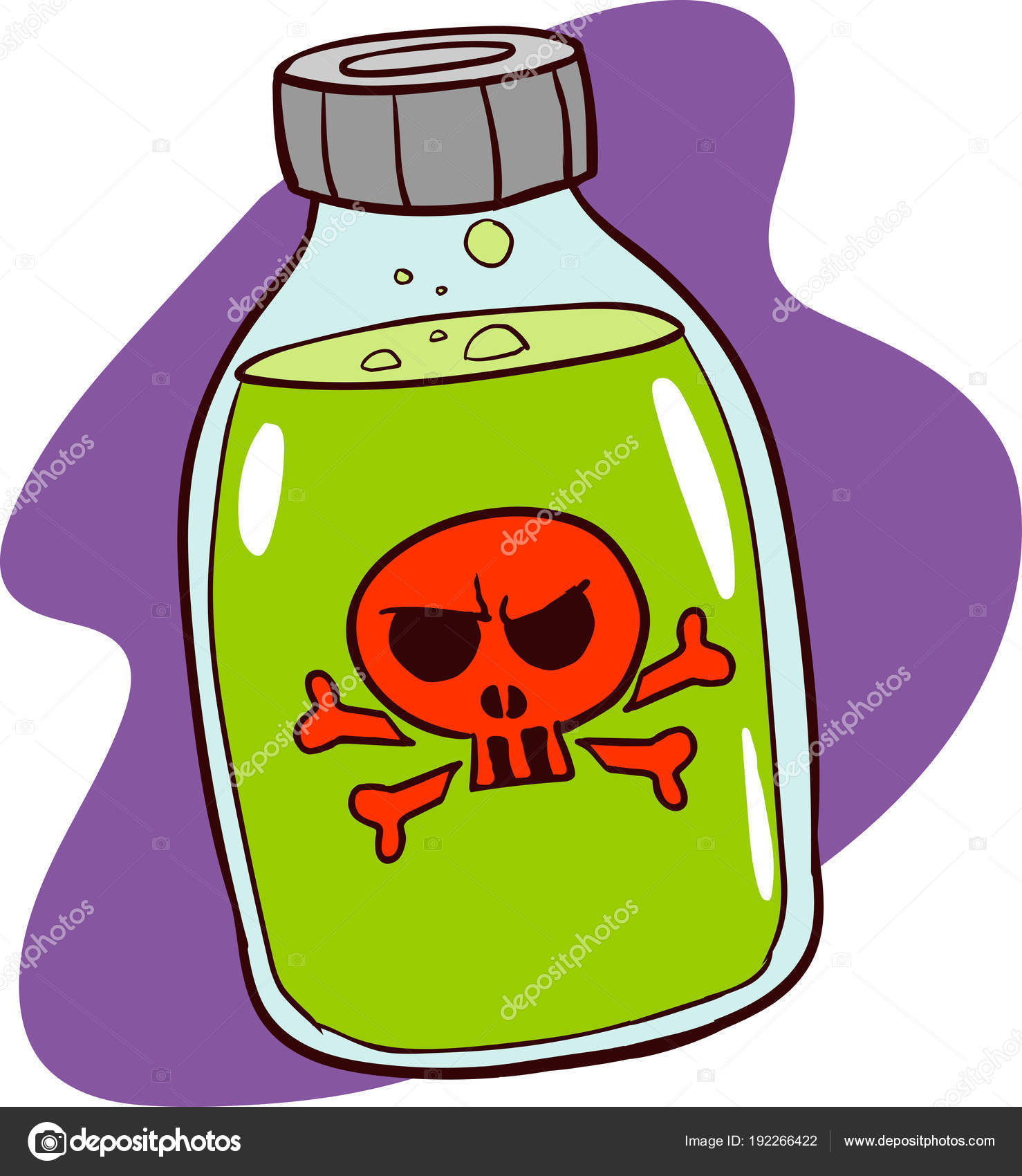 Poison Bottle Clip Art