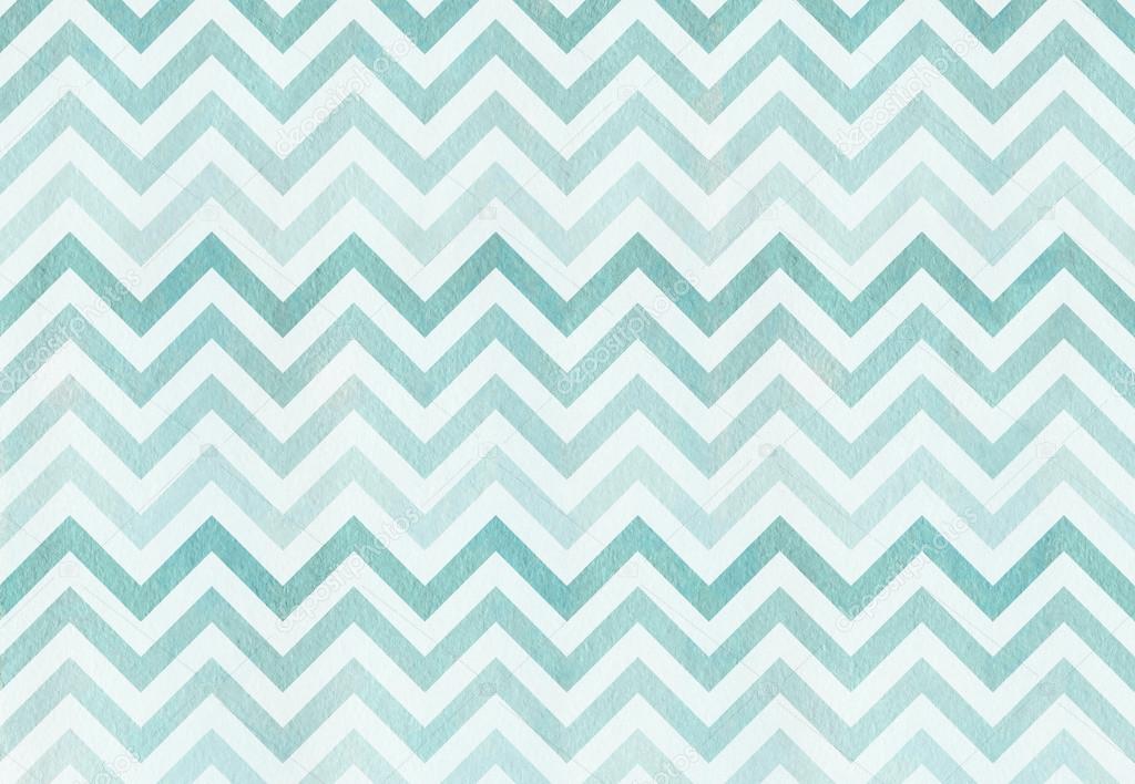 Tiffany Blue Chevron Pattern