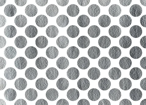 Silver painted polka dot background. - Stock Image - Everypixel