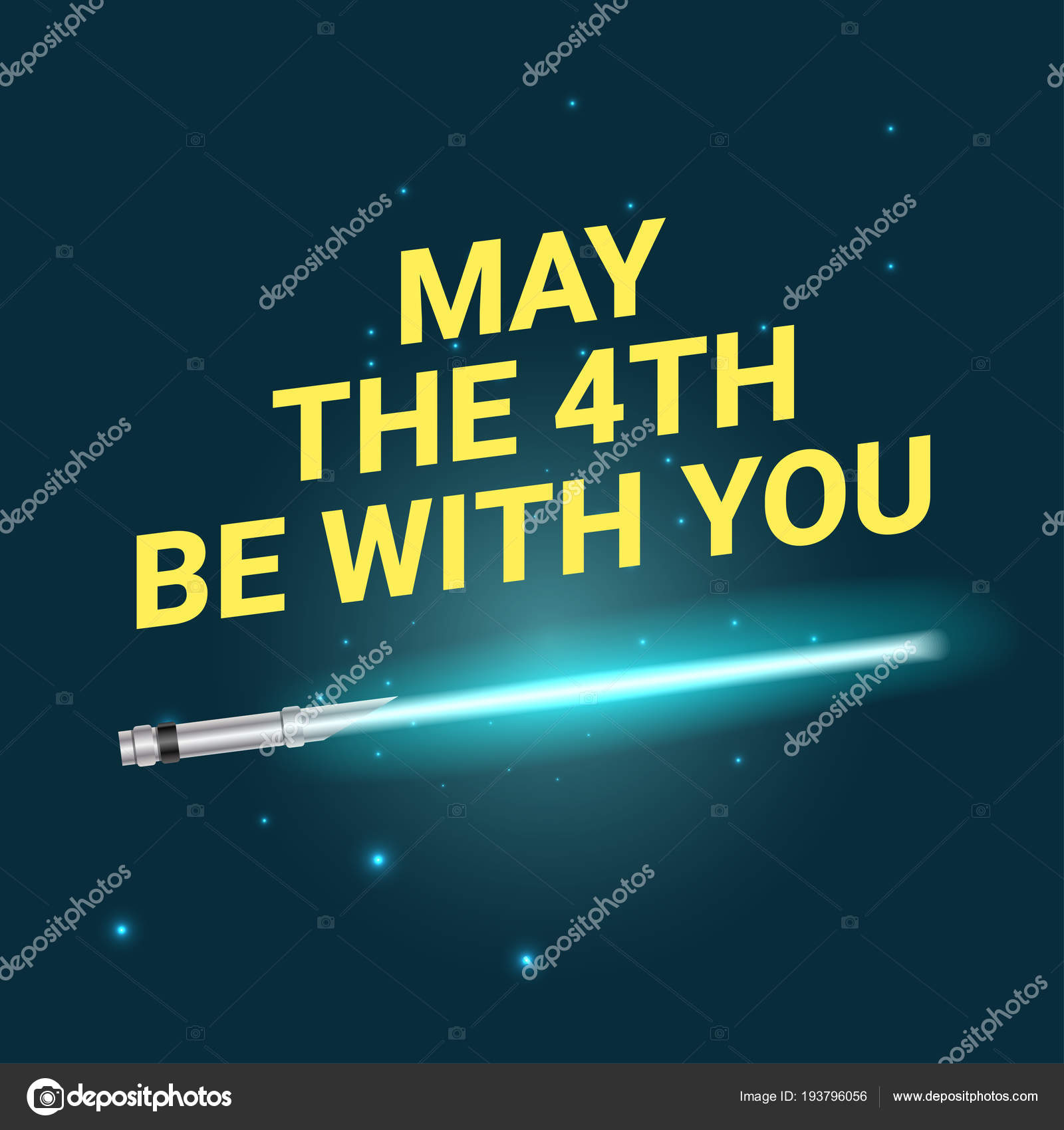 May the 4th holiday Stock Vector Image by ©tkronalter9.gmail.com #193796056