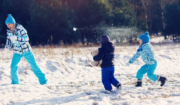 People throwing snowballs Stock Photos, Royalty Free People throwing ...