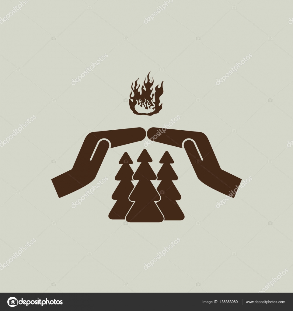 Protection forest icon Stock Vector Image by ©risovalka2015.gmail.com ...