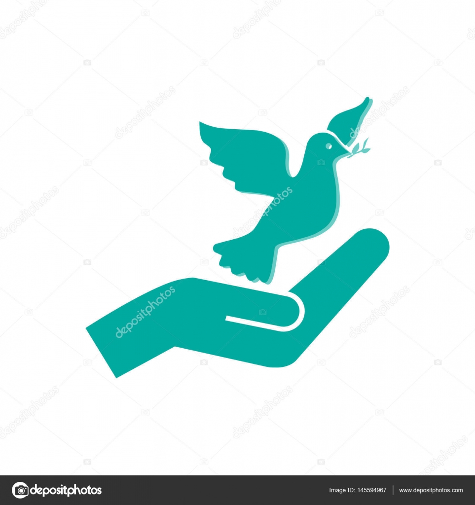 Dove in hand simple icon Stock Vector Image by ©risovalka2015.gmail.com ...