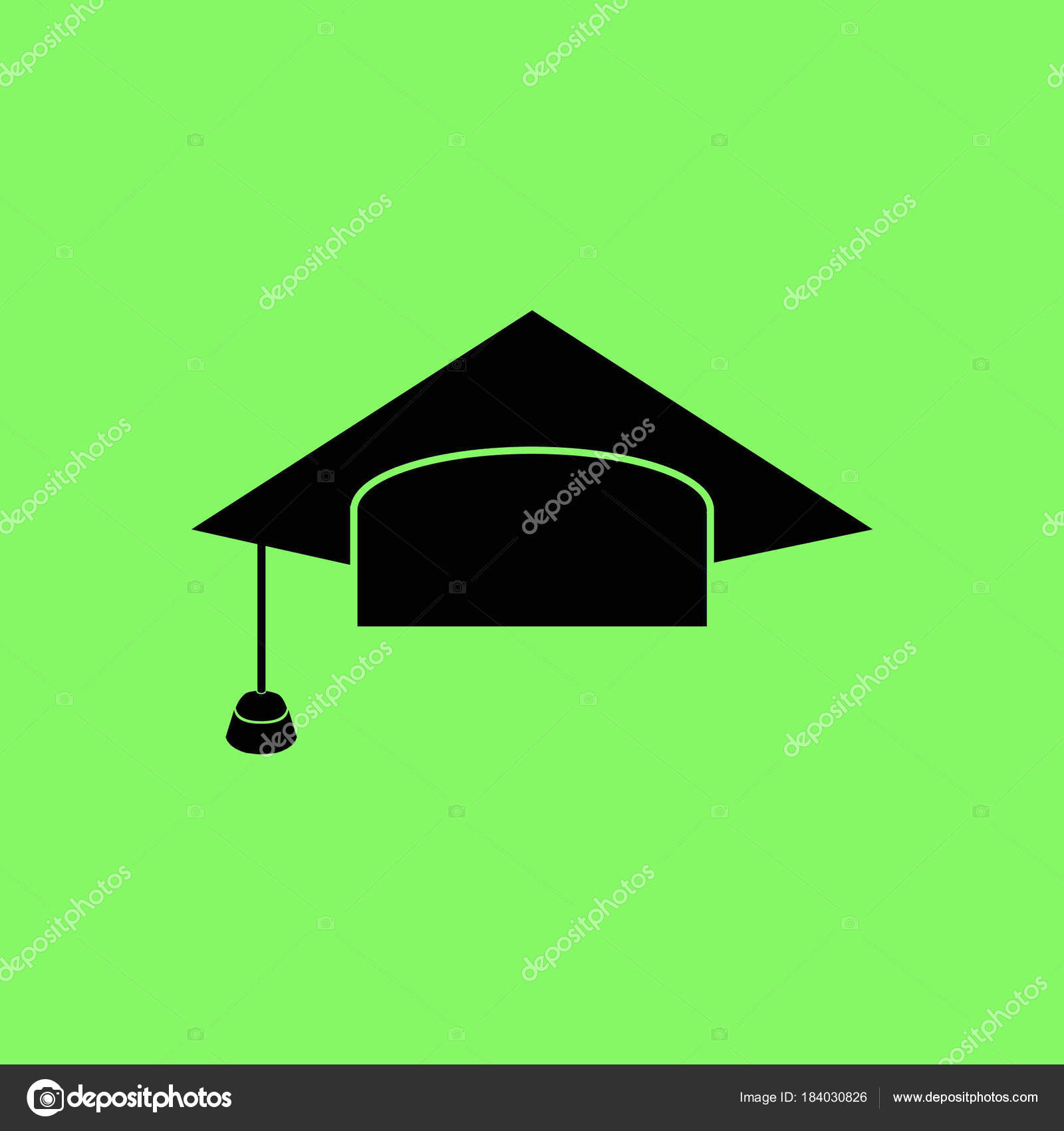 Graduation Background Green