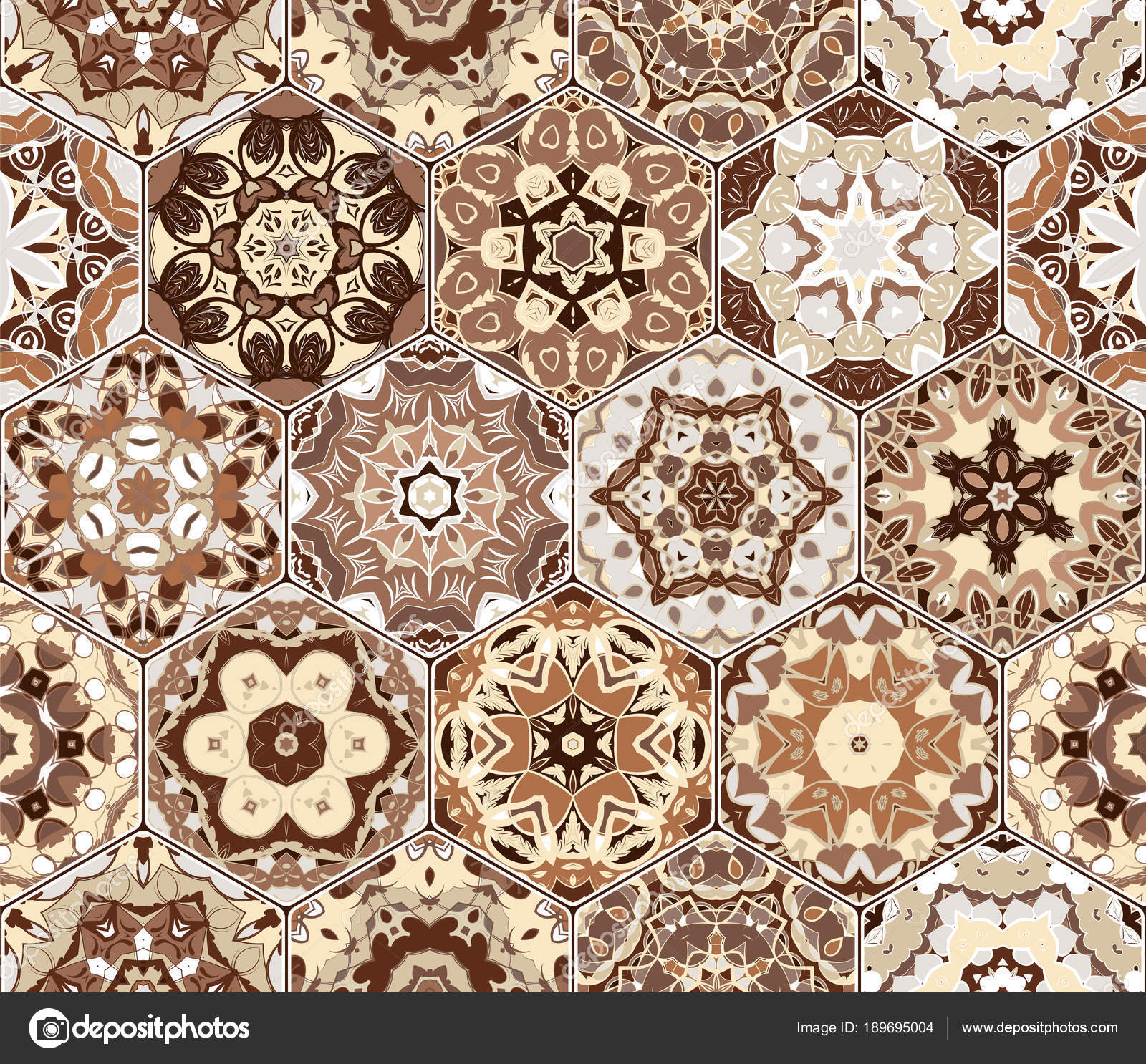 Vector set of hexagonal patterns. Stock Vector by ©i0645495@gmail.com ...