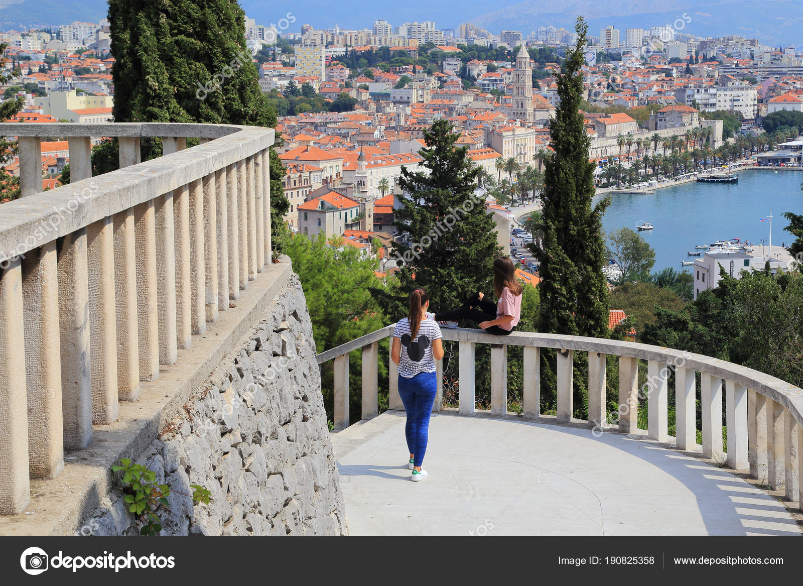 Observation deck on Mount Marjan, Split, Croatia – Stock Editorial ...