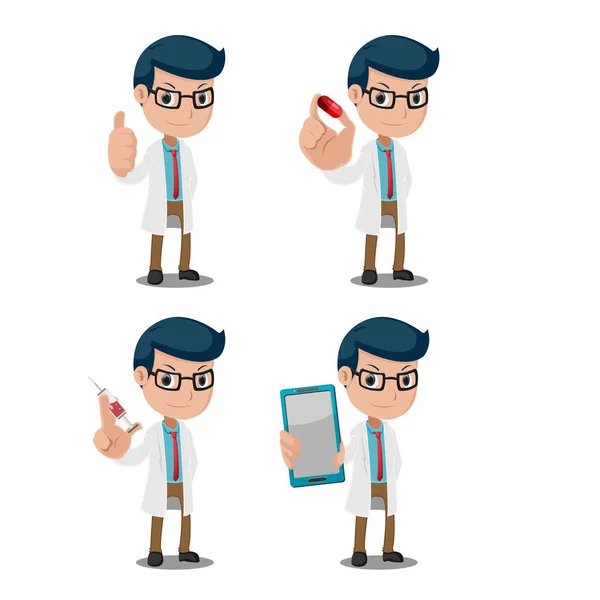 738 ilustraciones de stock de Doctor pensando | Depositphotos