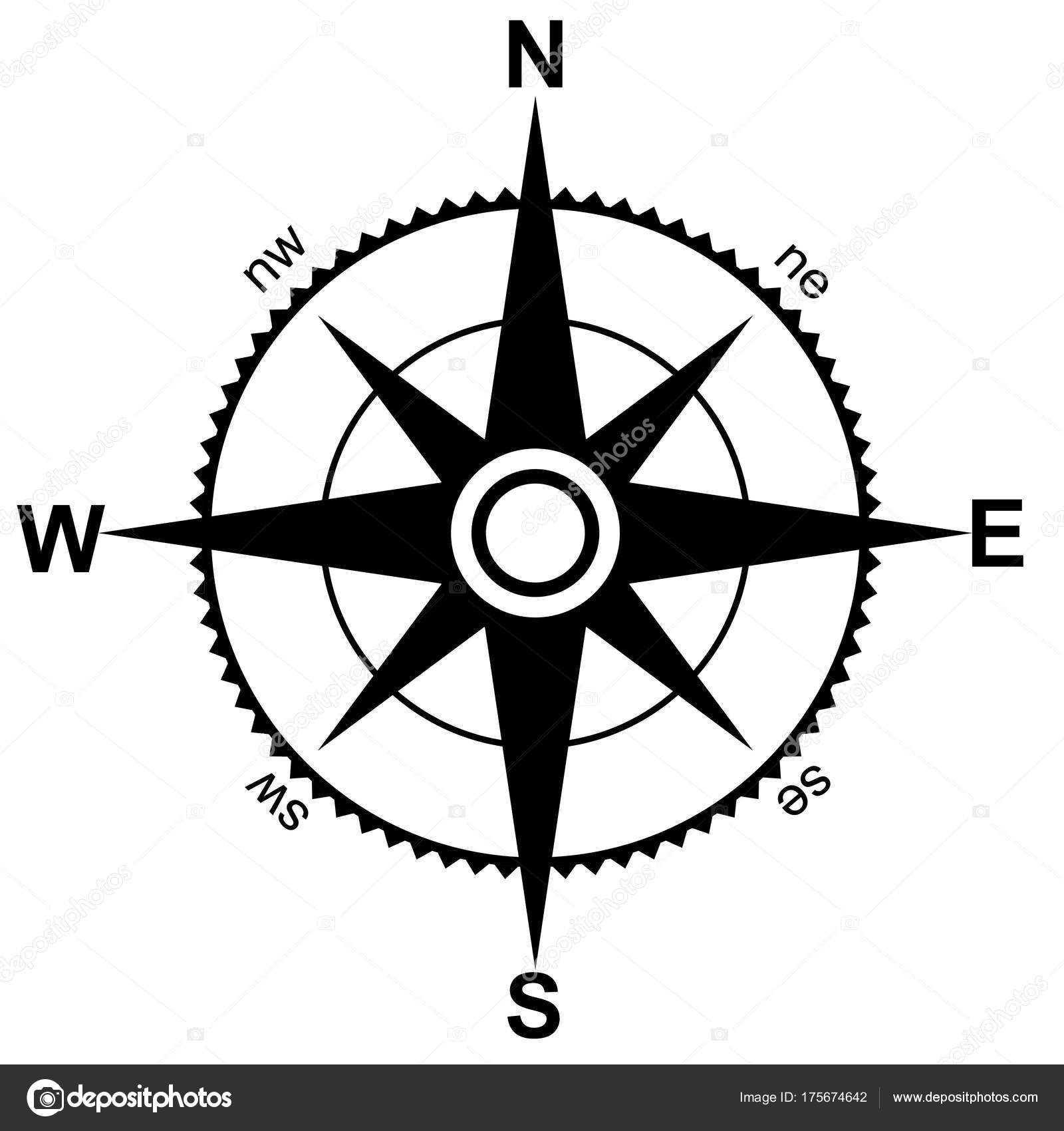 Compass Wind Rose Vector Design Element Stock Vector Image By ©