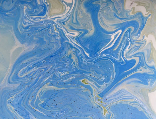Marbled blue abstract background. Liquid marble pattern - Stock Image ...