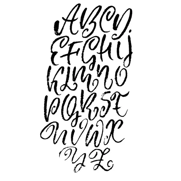Alphabet calligraphy | Vector Hand Lettering Alphabet Calligraphy Font ...