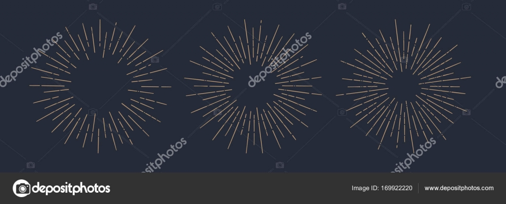 Set of light rays Stock Vector by ©FoxysGraphic 169922220