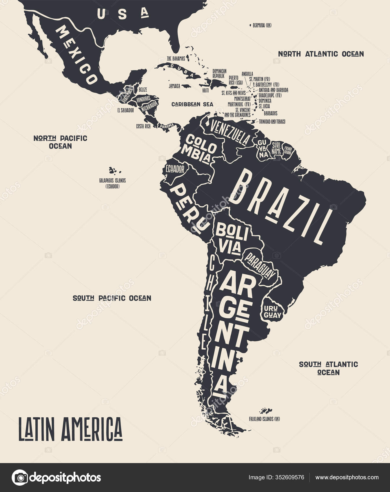 Xerox America Latina Mapa