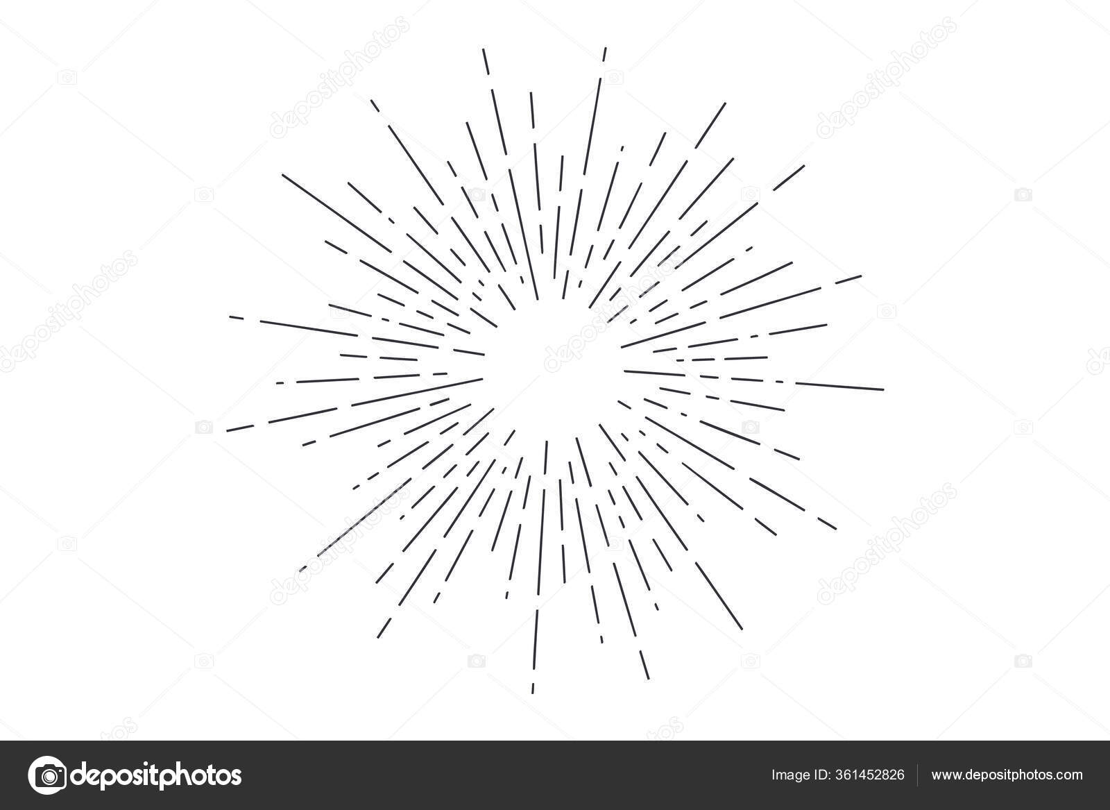 Sun Rays Black And White