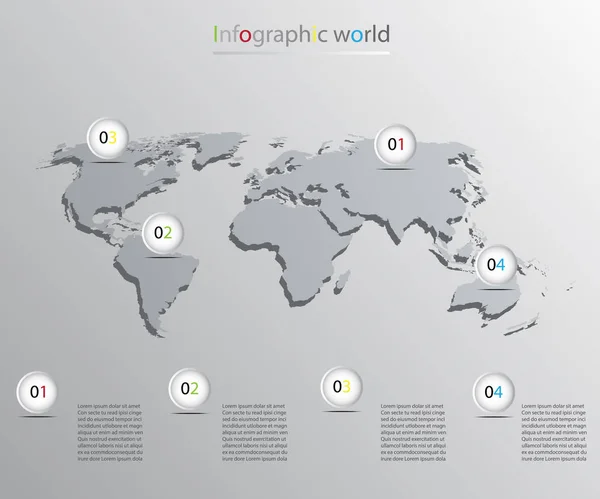 Infographic Country World Map International World Flags Continents ...