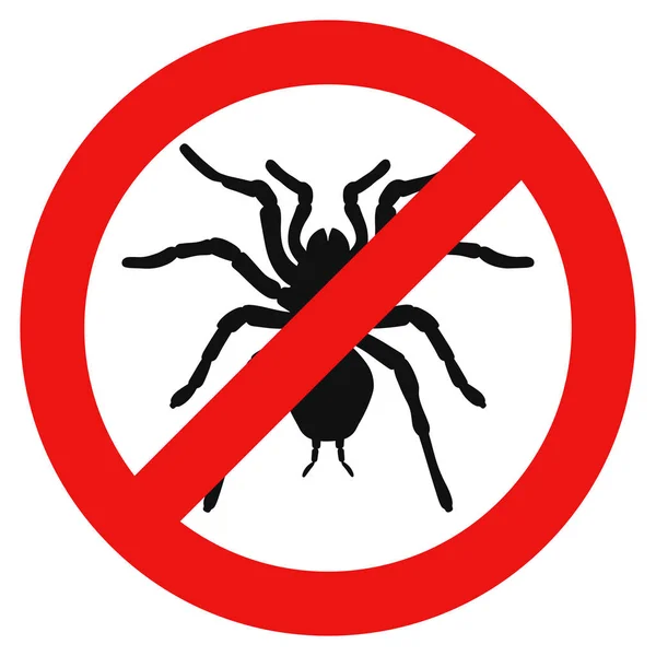 No spider sign. Vector illustration Stock Vector Image by ©exit.near ...