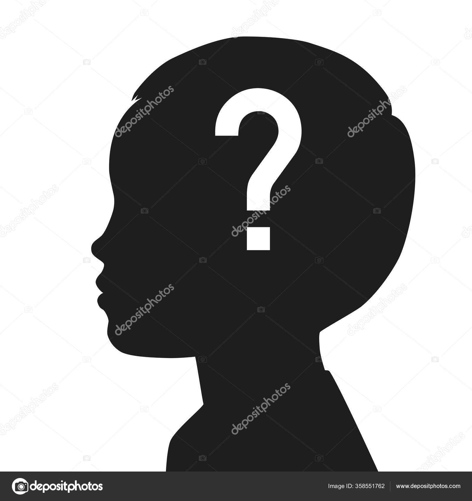 Question Mark Silhouette To Print 70+ Silhouette Of Fancy Question