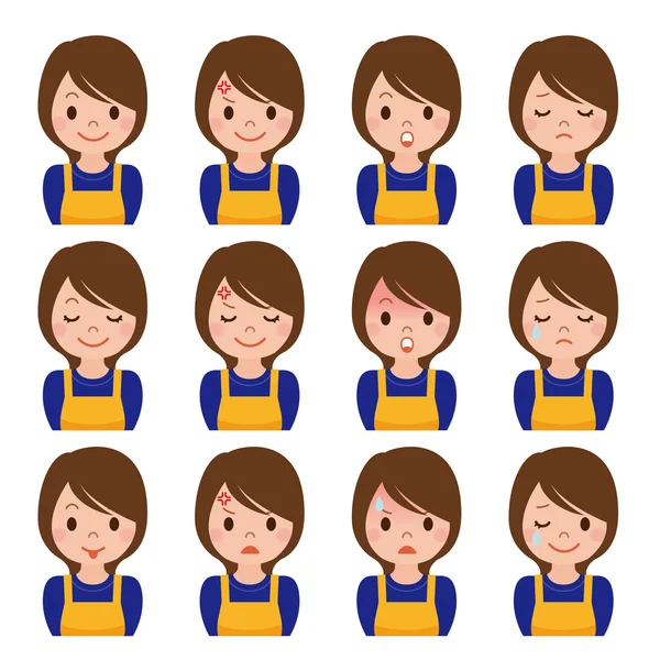 Palidez facial Vector Art Stock Images | Depositphotos