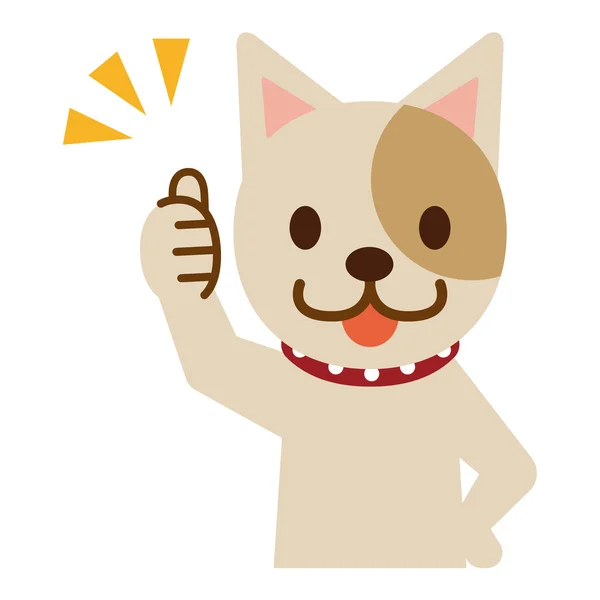 Thumbs up dog Stock Vector Image by ©ankomando #97088184
