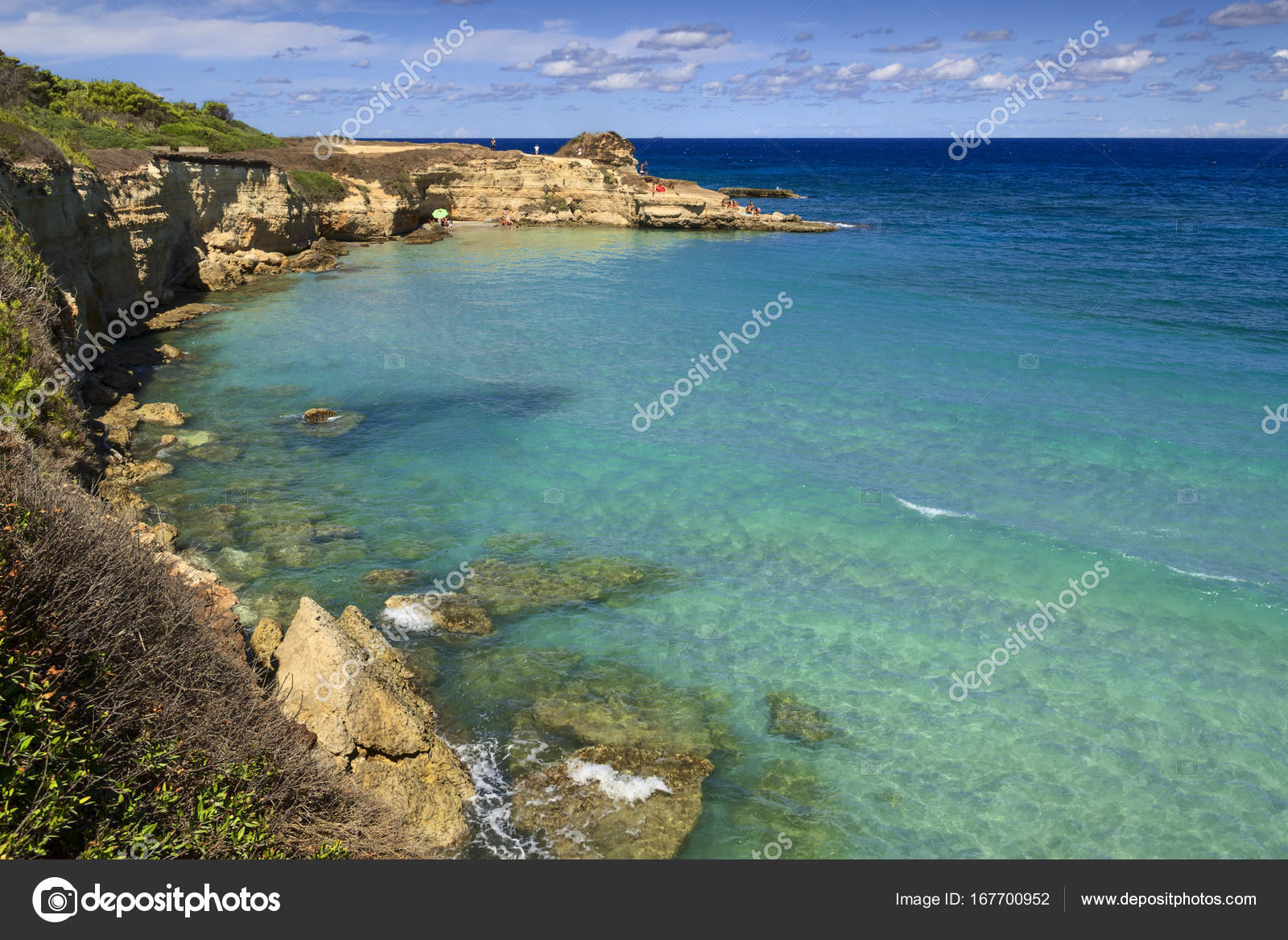 The most beautiful coast of Apulia: Torre Sant' Andrea, Otranto , ITALY ...