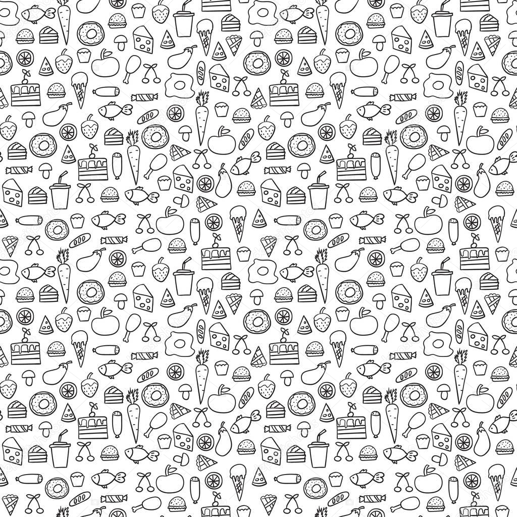 Doodles seamless pattern vector set. Stock Illustration by ©luplupme ...