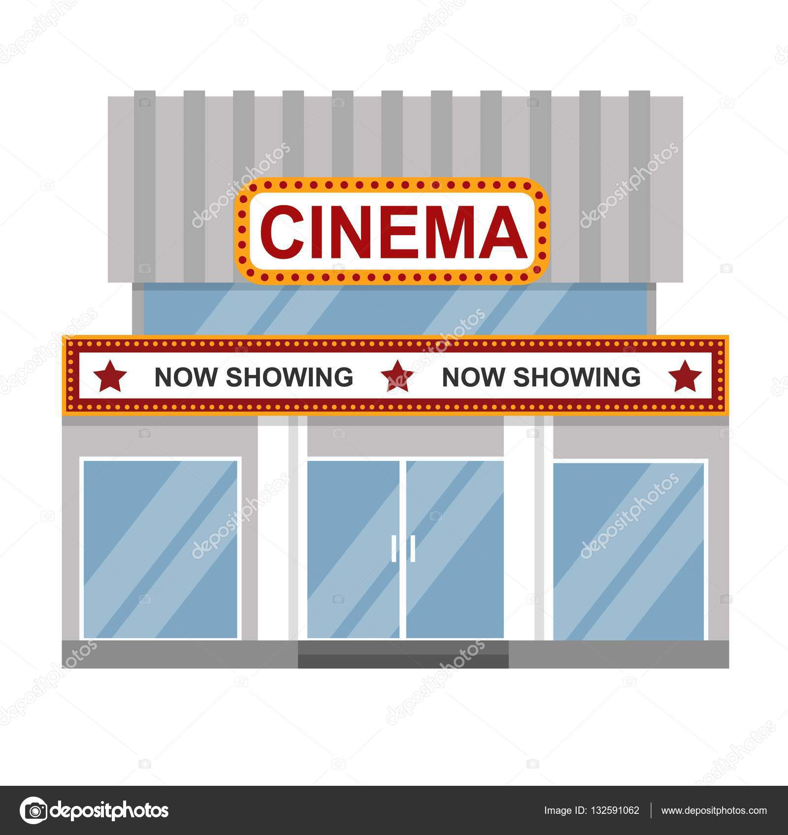 Edificio De Cine Clipart