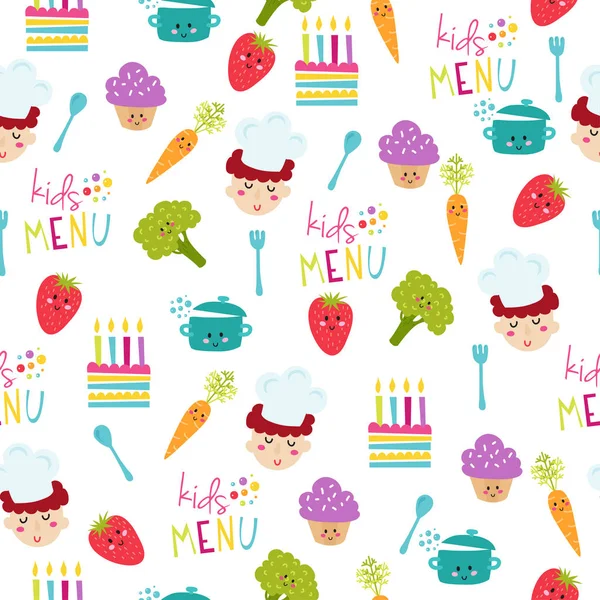 Kids menu stickers vector set. Stock Vector Image by ©luplupme.gmail ...