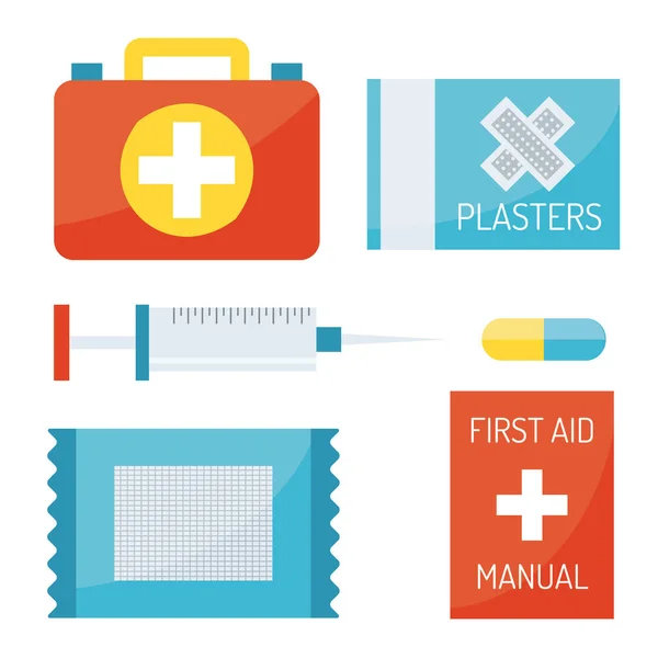 First aid symbols vector illustration. Stock Vector Image by ©luplupme ...