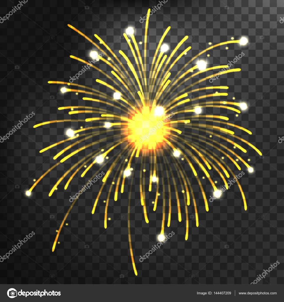 Firework different shapes colorful festive vector. Stock Vector by ...