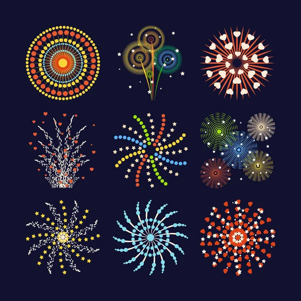 Fireworks vector set. Stock Vector Image by ©luplupme.gmail.com #112849558