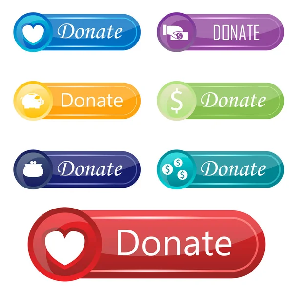 21,638,545 Donate buttons Vector Images | Depositphotos