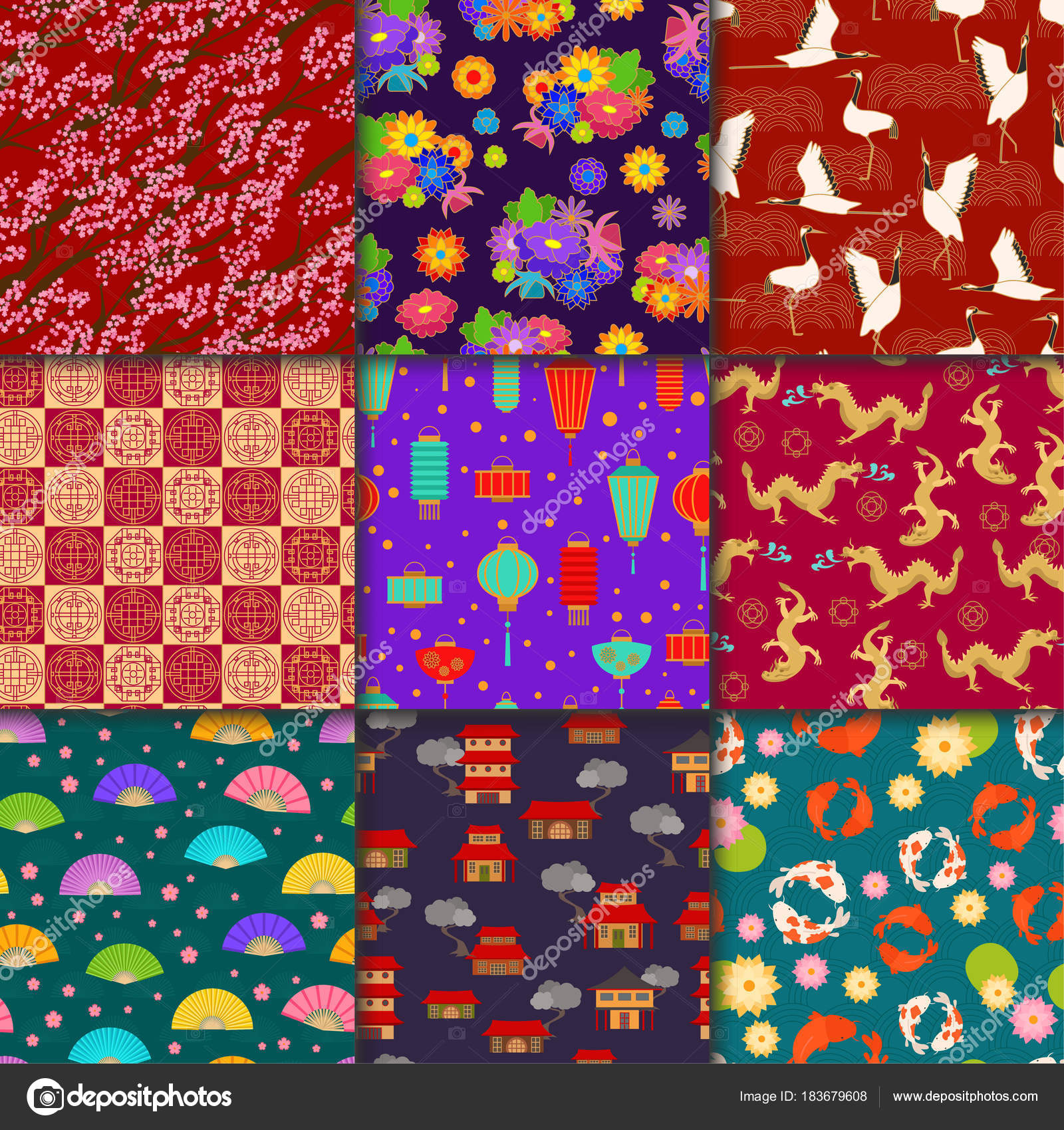 Seamless Asian Texture