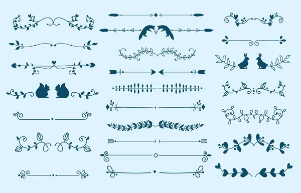 Text separators deccoration vector set. Stock Vector Image by ©luplupme ...