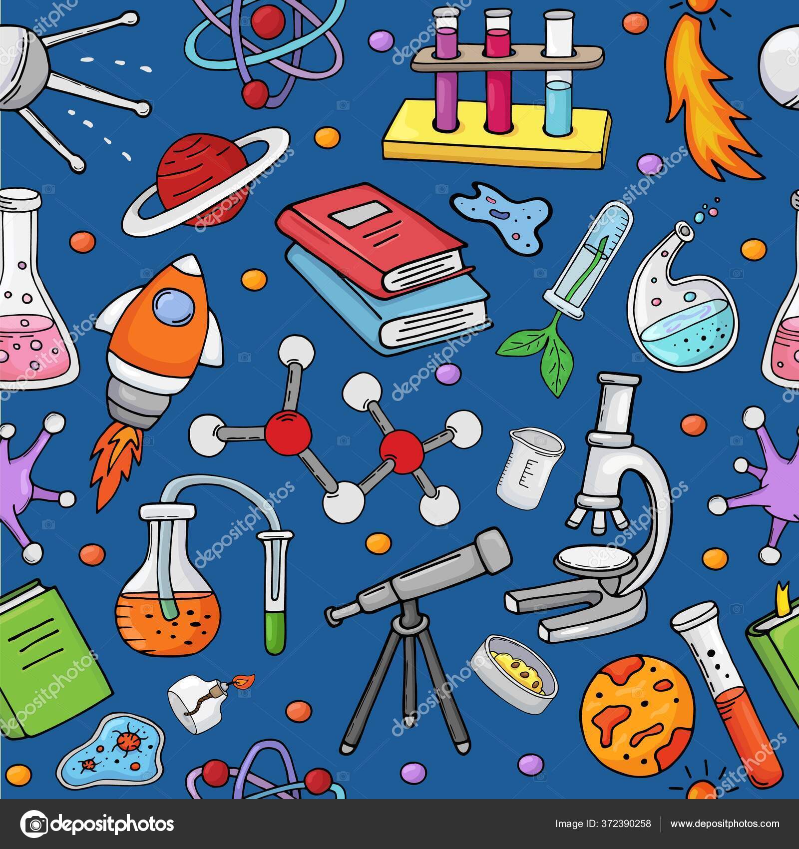 Different chemical things, seamless pattern template, devices and ...
