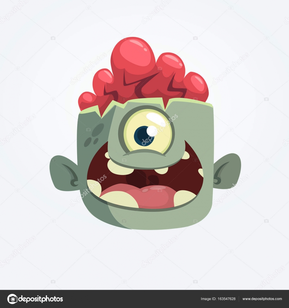 Cute Zombie Head