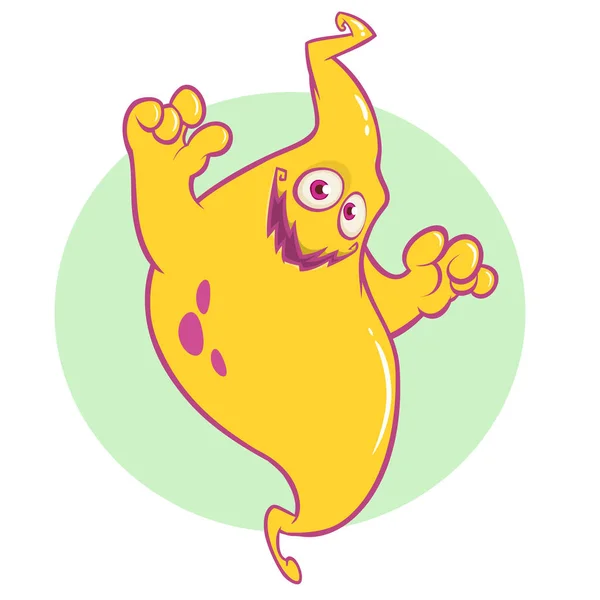 Naughty ghost winking mischievously — Stock Vector © zoo-co #55155807