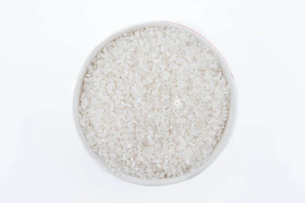 Weißer Reis, natürliches langes Reiskorn für Hintergrund und Textur auf ...