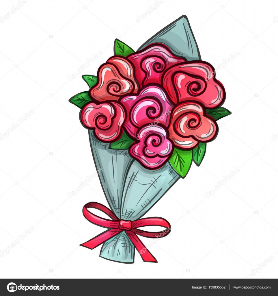 Desenho Buque De Flores - RETOEDU