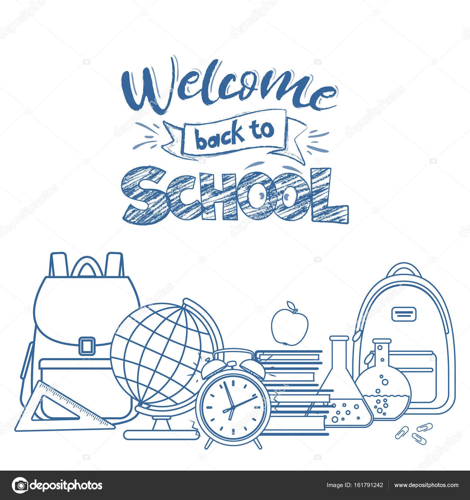 Back to school line icons Stock Vector Image by ©alffisky.gmail.com ...
