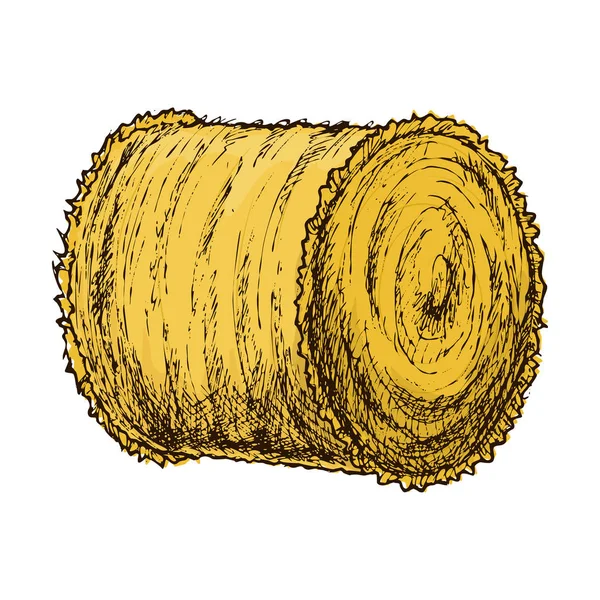 Round hay bale Stock Vectors, Royalty Free Round hay bale Illustrations ...