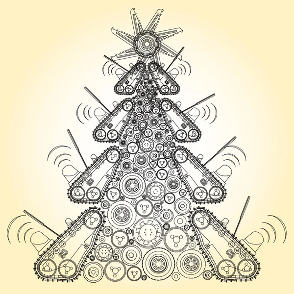 57 Industrial christmas tree Stock Illustrations | Depositphotos®