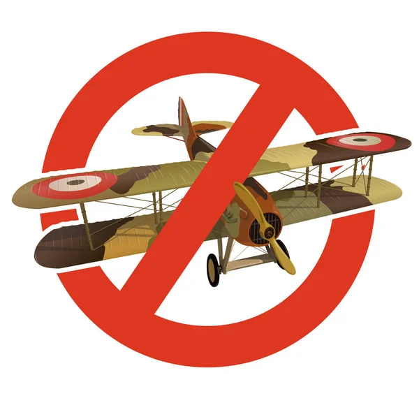 Prohibition Airplane Strict Ban Construction Aircraft Forbid Stop World ...