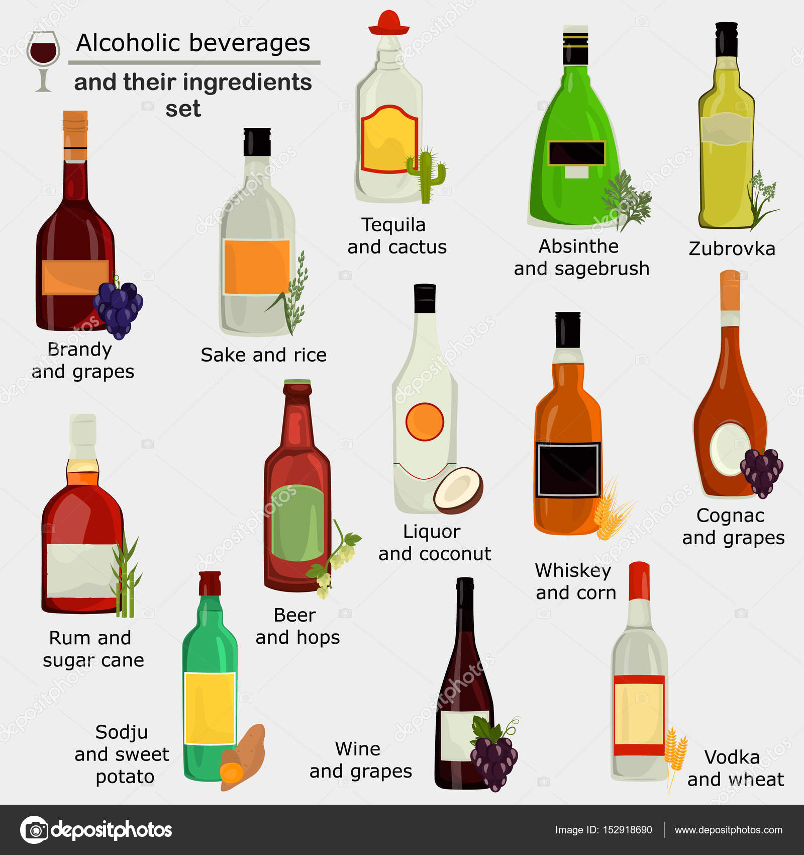 Colorful Alcohol Shots