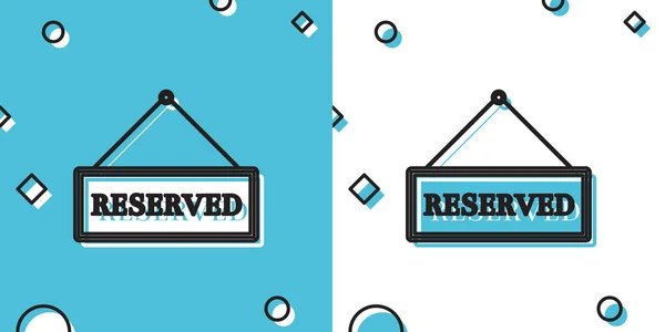 Reserved sign Vector Art Stock Images | Depositphotos