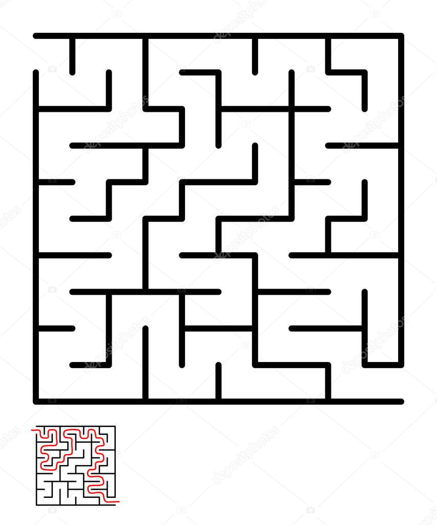 Labyrinth, maze conundrum for kids — Stock Vector © jelisua88 #136375244