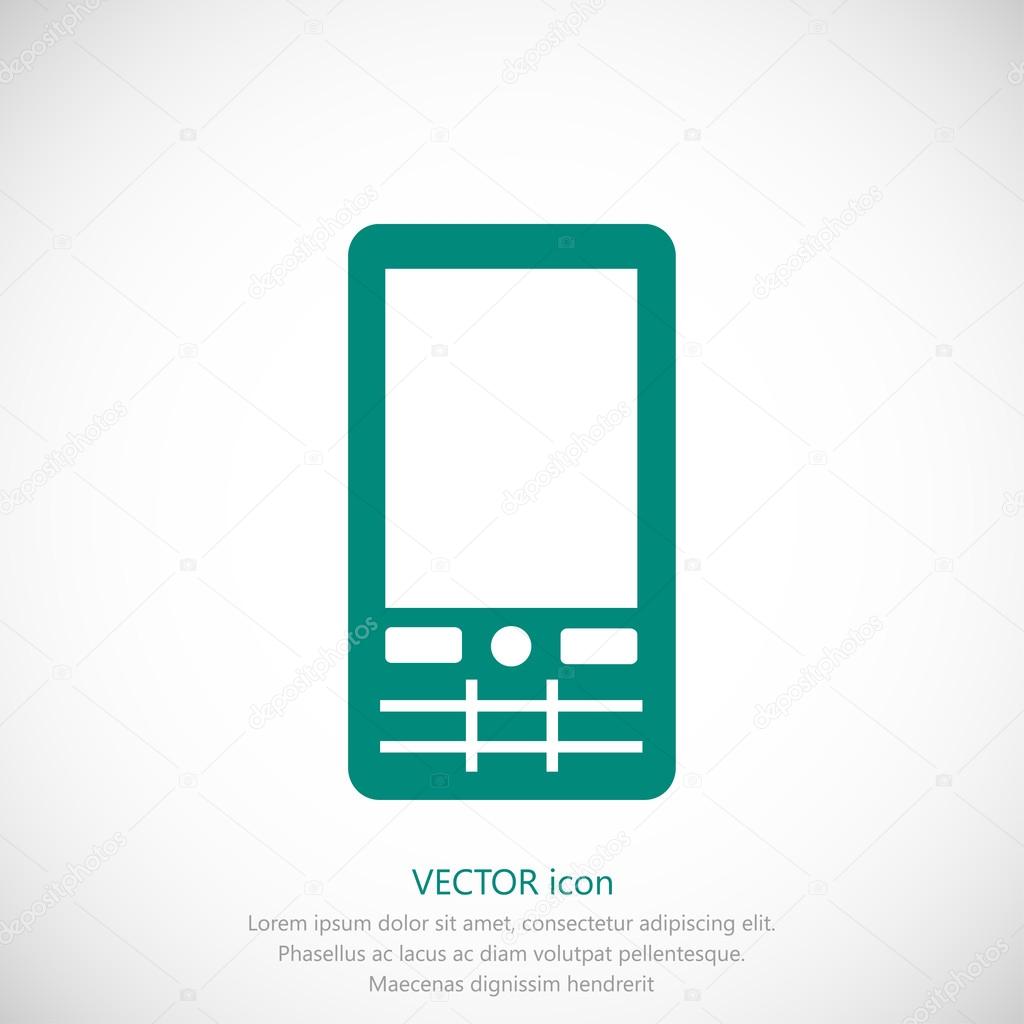 Simple telephone icon Stock Vector by ©SimVA 127995116