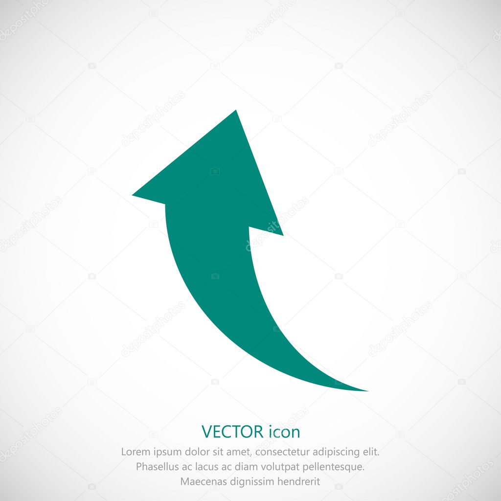 Icono de flecha simple Vector de stock por ©SimVA 127995638
