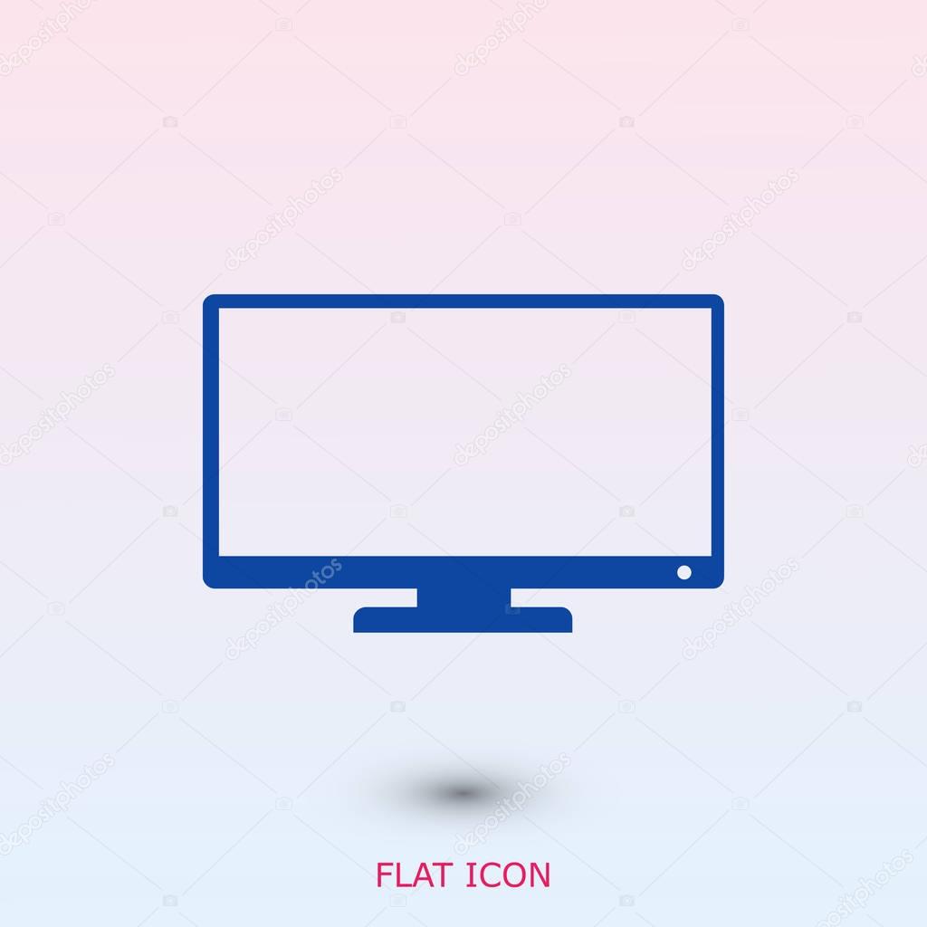 Simple TV icon Stock Vector Image by ©SimVA #129835784