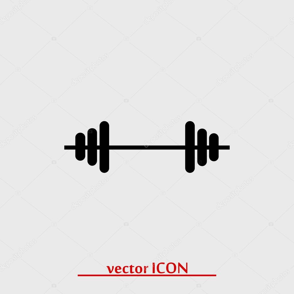 Barbell simple icon Stock Vector by ©SimVA 130221958