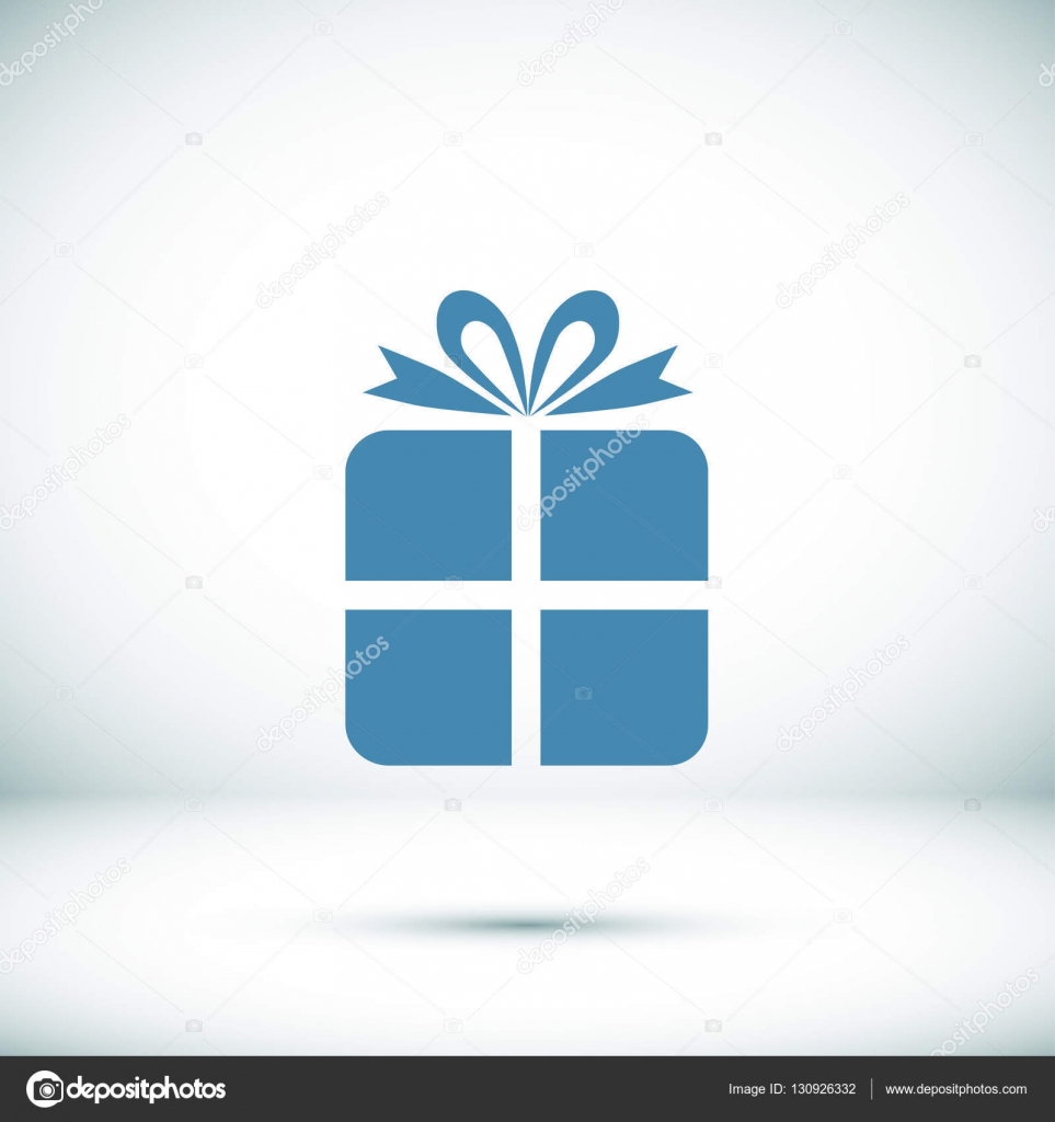 Gift button icon Stock Vector Image by ©SimVA #130926332